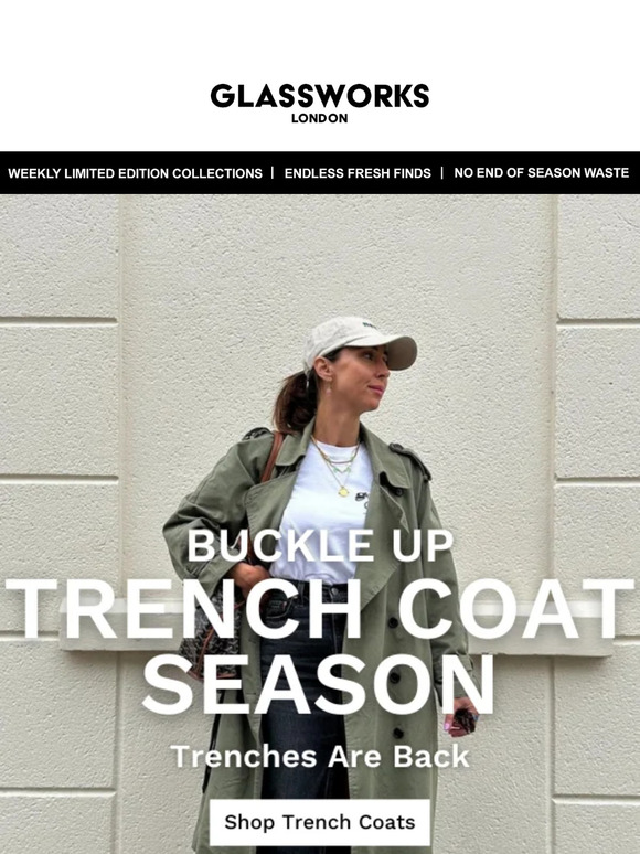 Glassworks London: Next Up: Trench Season | Milled