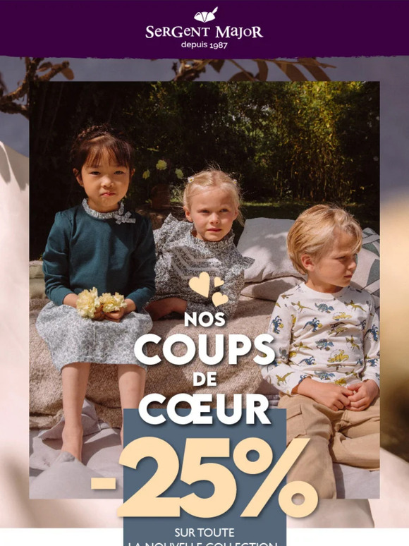 Sergent Major: 💙 Nos Coups de Coeur : -25% sur toute la Nouvelle ...