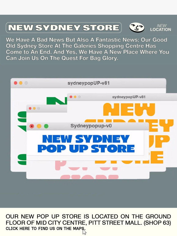 Crumpler: New Sydney Pop Up Store | Milled
