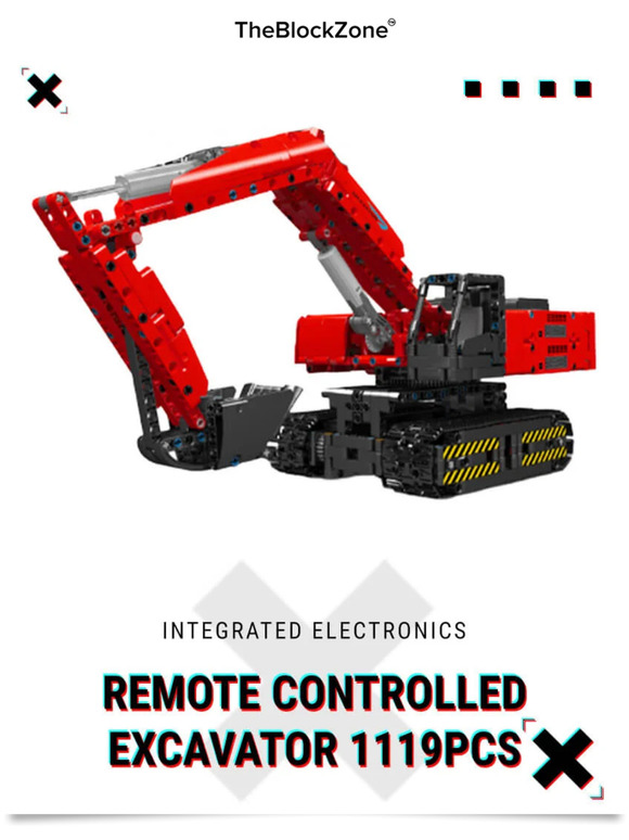 The Block Zone: New | Remote Controlled Excavator 🚧 | Milled