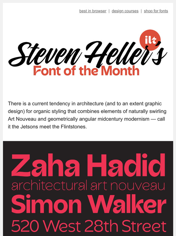 I Love Typography: 💥 Steven Heller's Font of the Month: Acorn | Milled