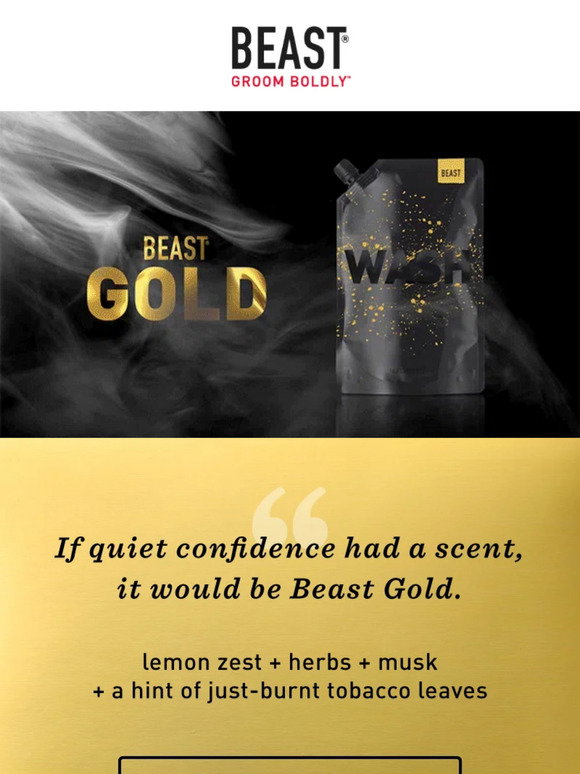 Beast: Beast Gold for the Discerning Gentleman | Milled