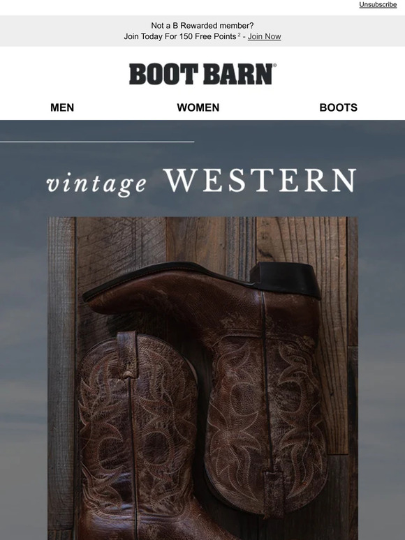 BootBarn.com: Cowboy Boots With A Vintage Feel | Milled