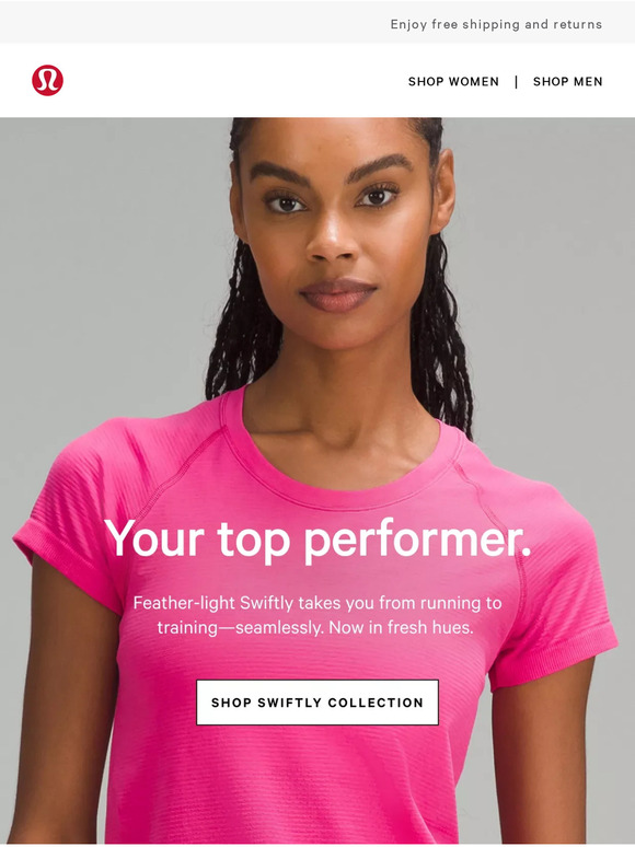 lululemon: Fresh Swiftly hues, now in the running | Milled