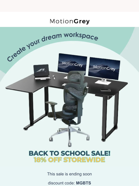 MotionGrey: 💭 Build your dream workspace - 18% off | Milled
