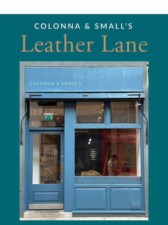 Colonna Coffee: A New Chapter: Colonna and Small's Arrives on Leather ...