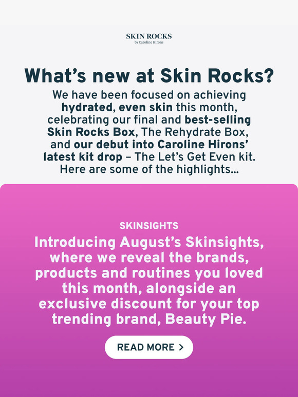 Skin Rocks: What's new at Skin Rocks HQ? | Milled