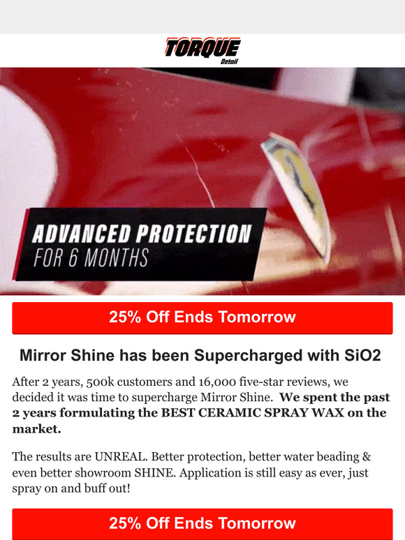 Torque Detail: SALE: #1 Rated Ceramic Wax With Over 15,000 Reviews | Milled