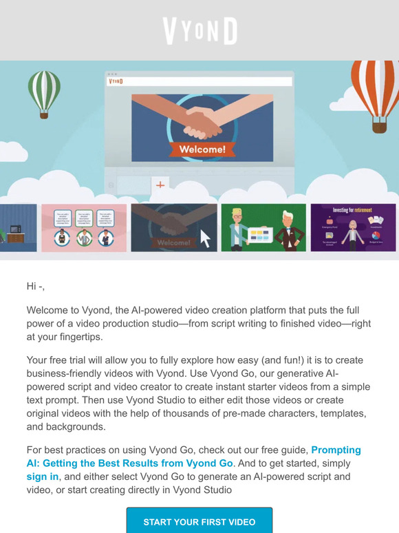 Vyond: Make your first video in seconds | Milled