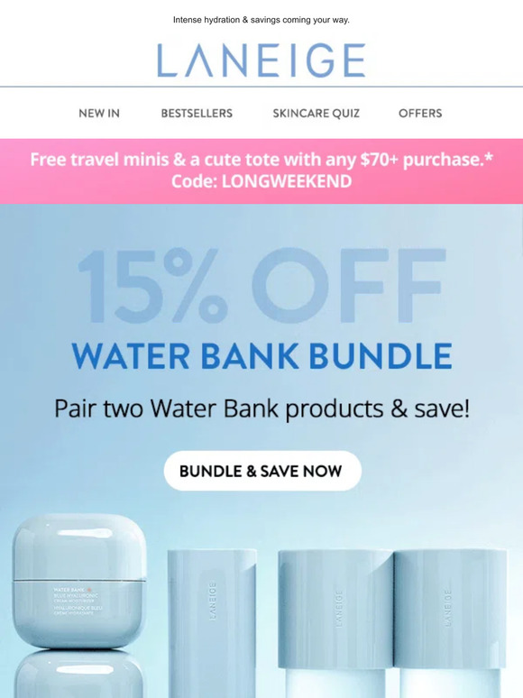 Laneige: BYOB: Build Your Own (Water Bank) Bundle! | Milled