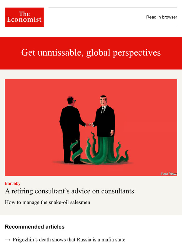 The Economist: Spotlight story: A retiring consultant’s advice on ...