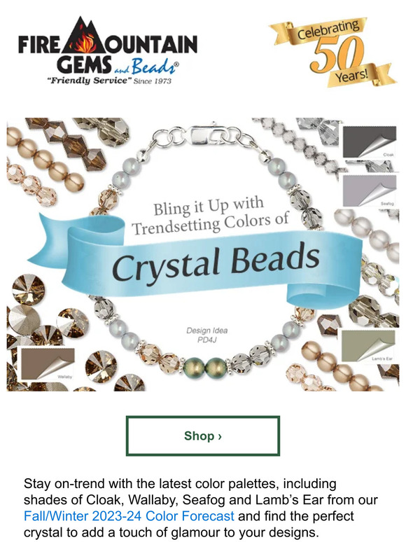 Fire Mountain Gems: Crystalize the Latest Color Trends! Shop BEADS and ...