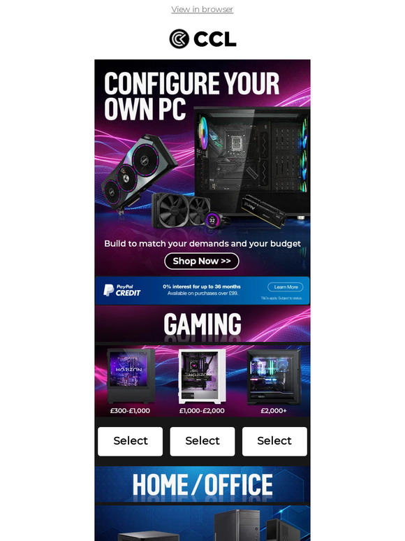 CCL Computers: 🟣 We build, you play... Configure your dream machine today 🟣 | Milled