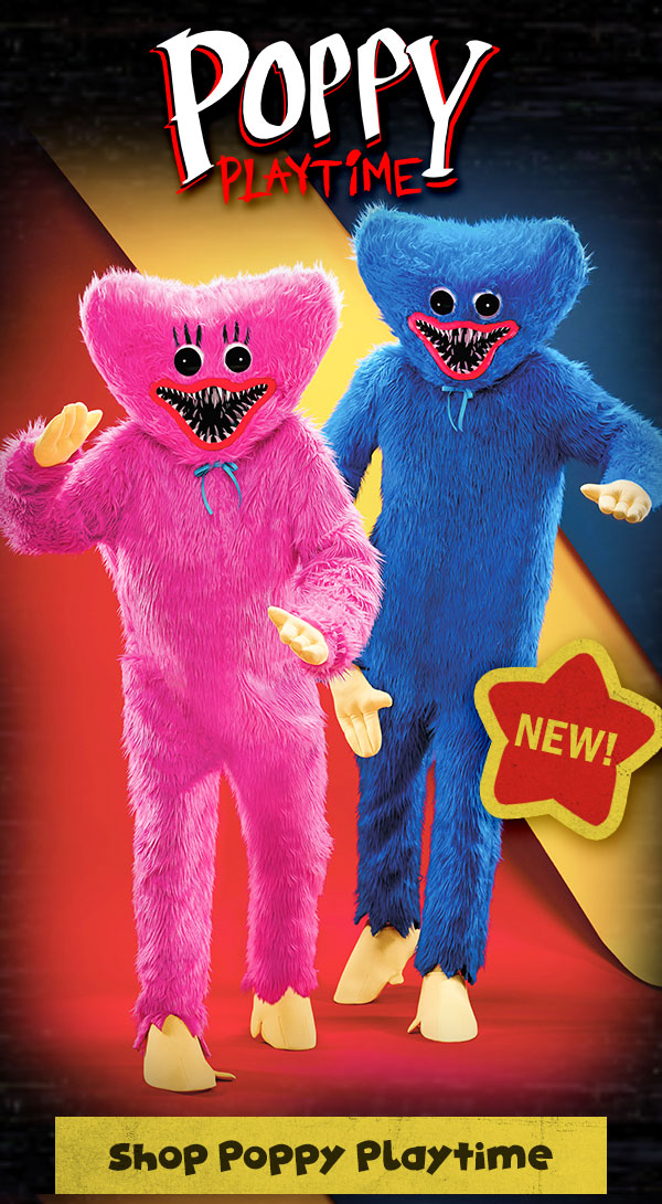 Spirit Halloween: 😱 NEW Poppy Playtime costumes! | Milled