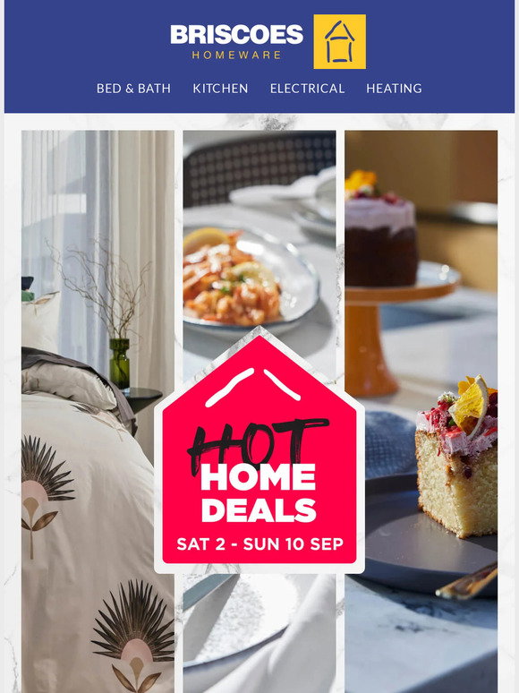 Briscoes: Open me for your weekly Hot Home Deals | Milled