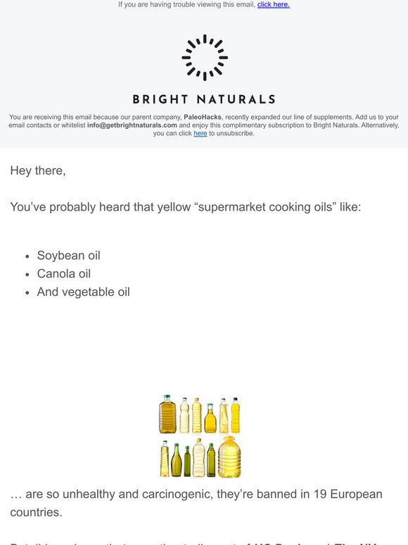 PaleoHacks: Why the healthiest cooking oil in the world is green | Milled