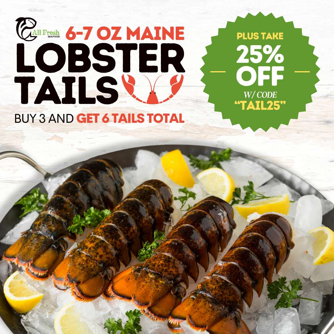 All Fresh Seafood: Fresh Maine Lobster Tails: Buy 3 & Get 6 Total 🦞 ...