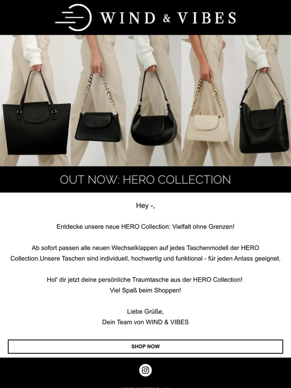 Wind & Vibes: 💥 OUT NOW: Unsere neue HERO Collection 💥 | Milled