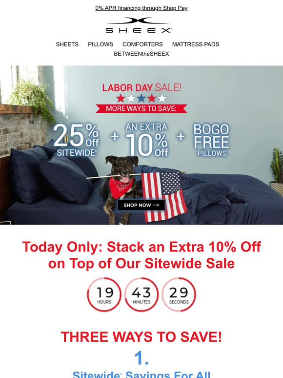 Sheex: Sit Back, Relax & Stack These Savings! | Milled