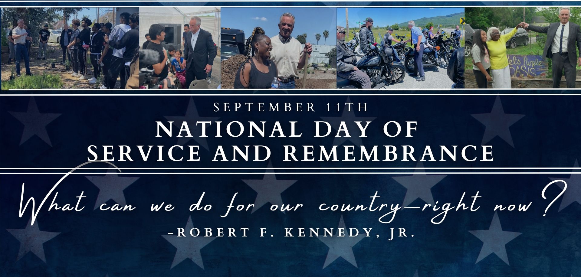 Robert F. Kennedy Jr.: September 11th National Day of Service and ...