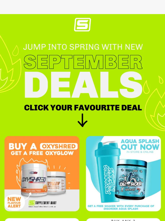 Supplement Mart: September Deals are HERE | Milled
