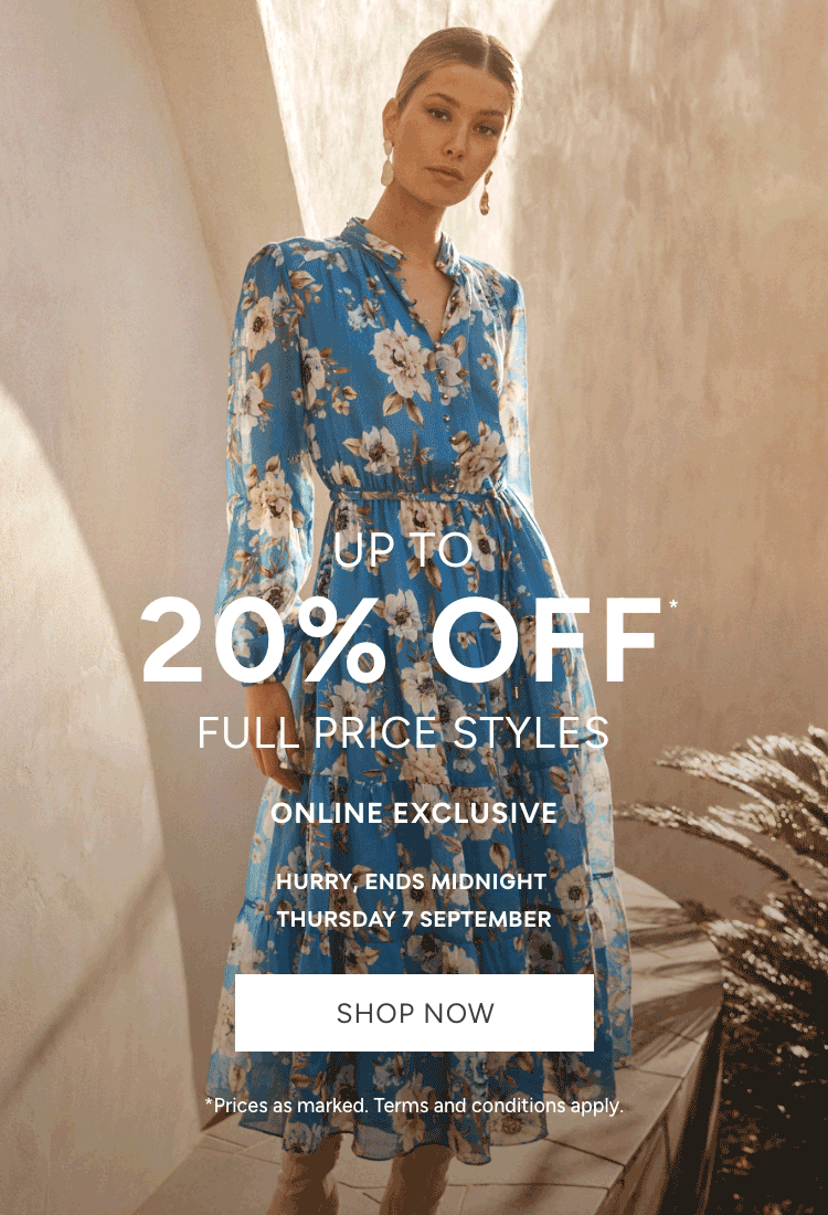 Forever New: Up to 20% off* selected styles | Milled