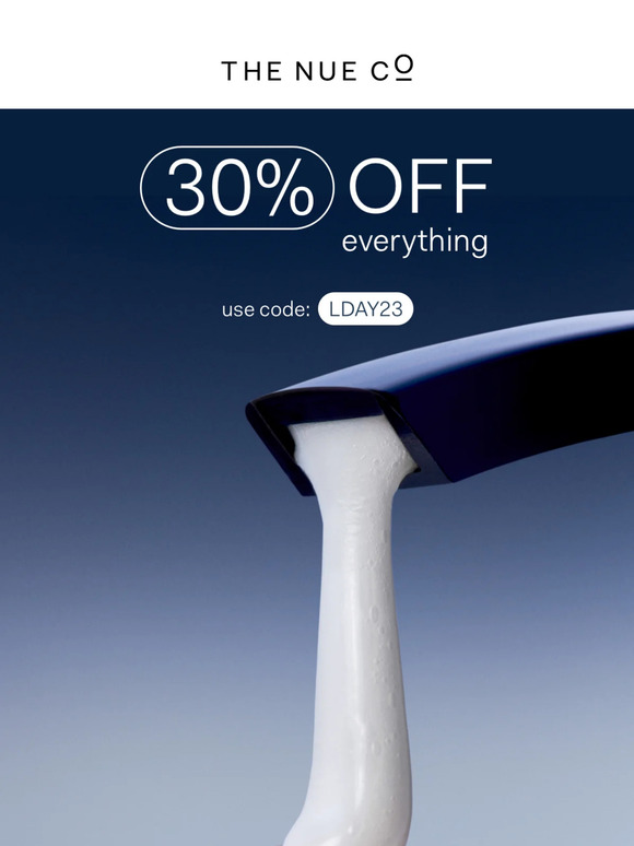 The Nue Co.: 30% off everything | Milled