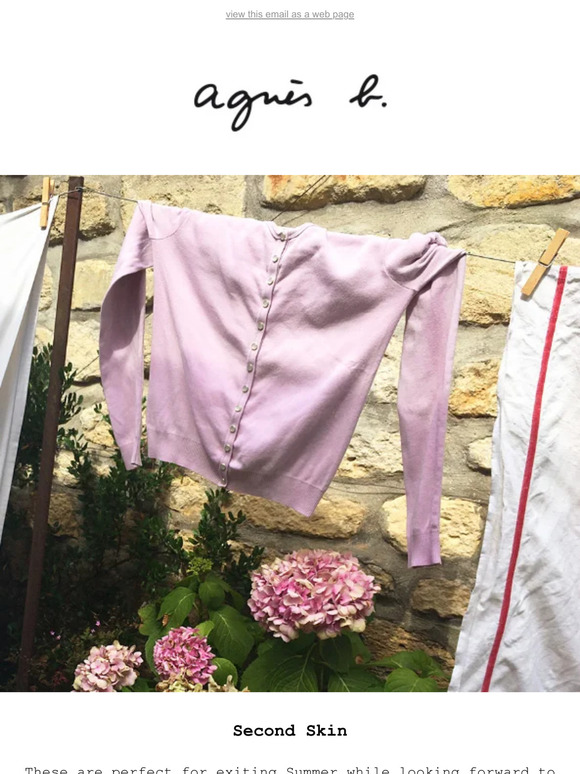 Agnès b.: Second Skin Layers | Milled