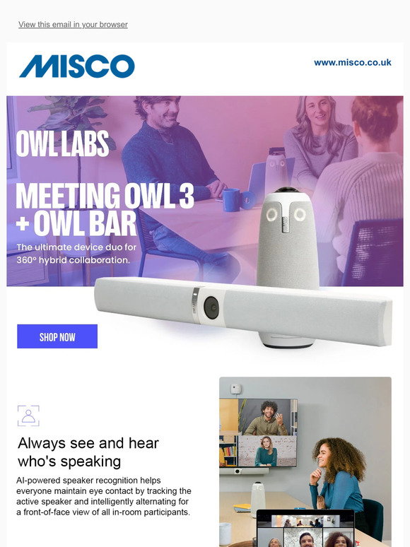 Misco: The ultimate device pairing for hybrid collaboration | Milled