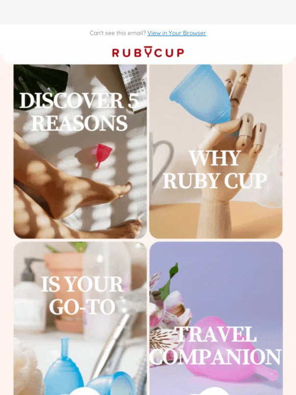Ruby Cup: Looking for the best menstrual solutions when traveling? | Milled