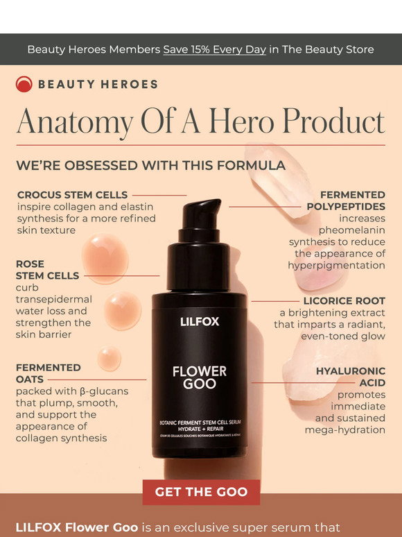 Beauty Heroes: Anatomy Of A Hero: Flower Goo | Milled