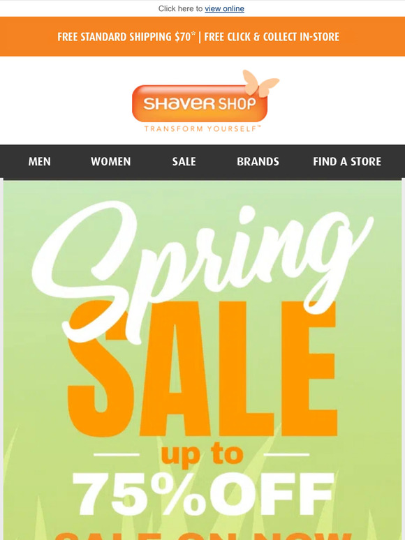 Shaver Shop: 🌼Our Spring Catalogue Is Out Now! Save Up To 75% Online ...