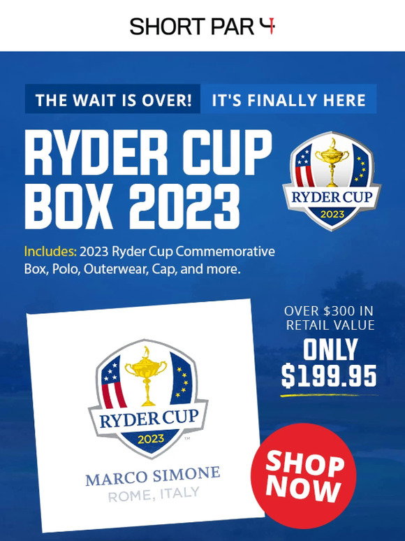 Short Par 4: Limited Edition Ryder Cup Box Now Available! | Milled