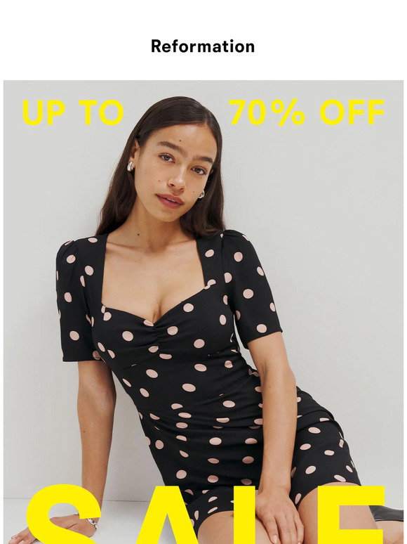 Reformation Email Newsletters: Shop Sales, Discounts, and Coupon Codes