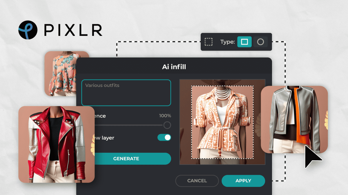 Pixlr: —, Elevate your school projects with Pixlr’s AI Infill | Milled