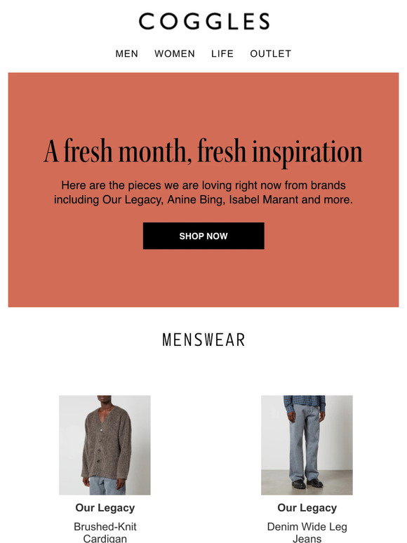 Coggles: A fresh month, fresh inspiration | Milled
