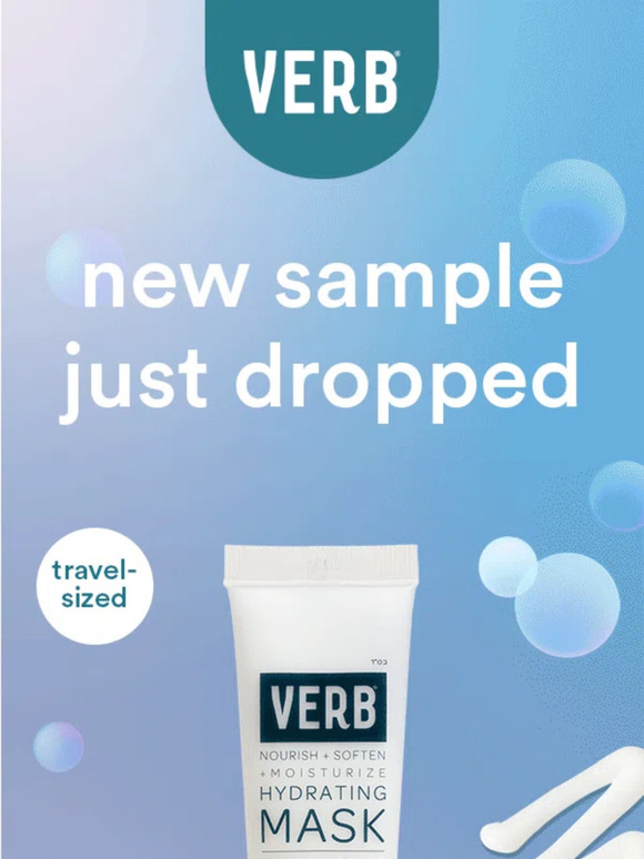 Verb Products: Sample of the month just landed 🚀 | Milled