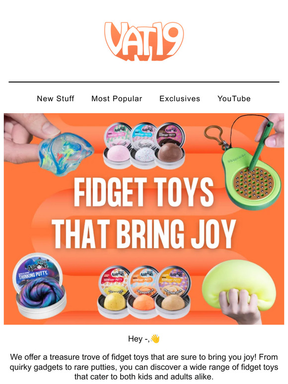 VAT19: Fidget toys that bring JOY | Milled