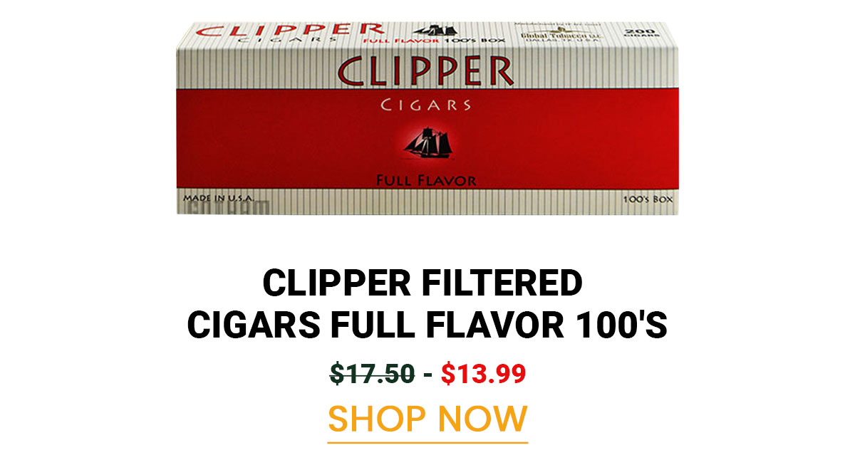 Gotham Cigars: All Clipper Filtered Cigars $1.00 Off! | Milled