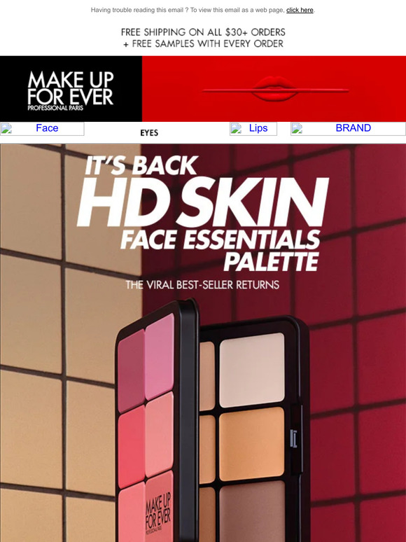 Make Up For Ever: The Sold-out Viral Palette Returns | Milled