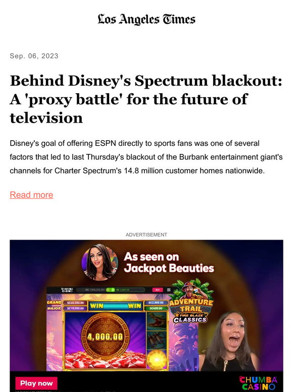 Los Angeles Times: What led to Disney's Spectrum blackout | Milled