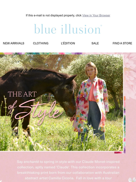 Blue Illusion: Claude Collection | The French Art Of Style 🎨 | Milled