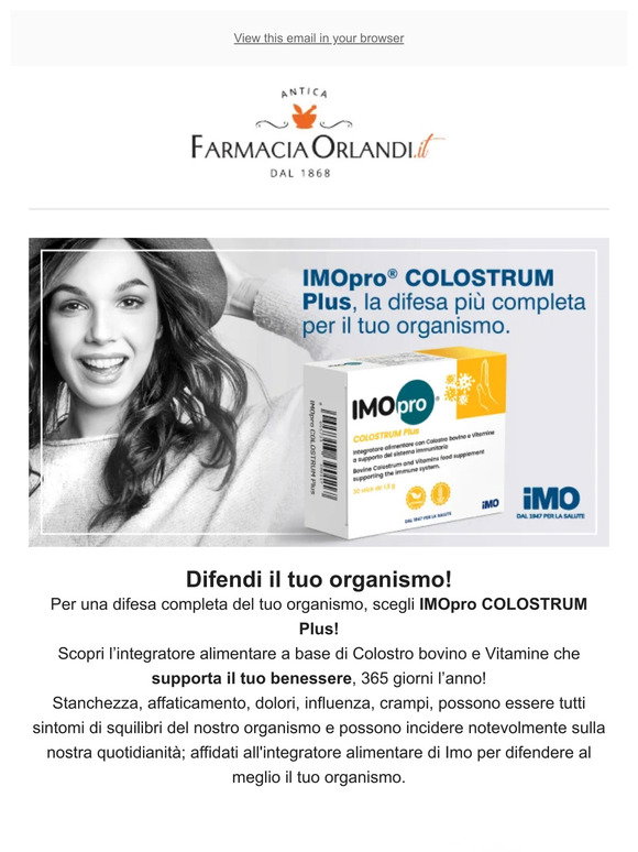 Antica Farmacia Orlandi: 🛡️Difendi il tuo organismo con IMOpro ...