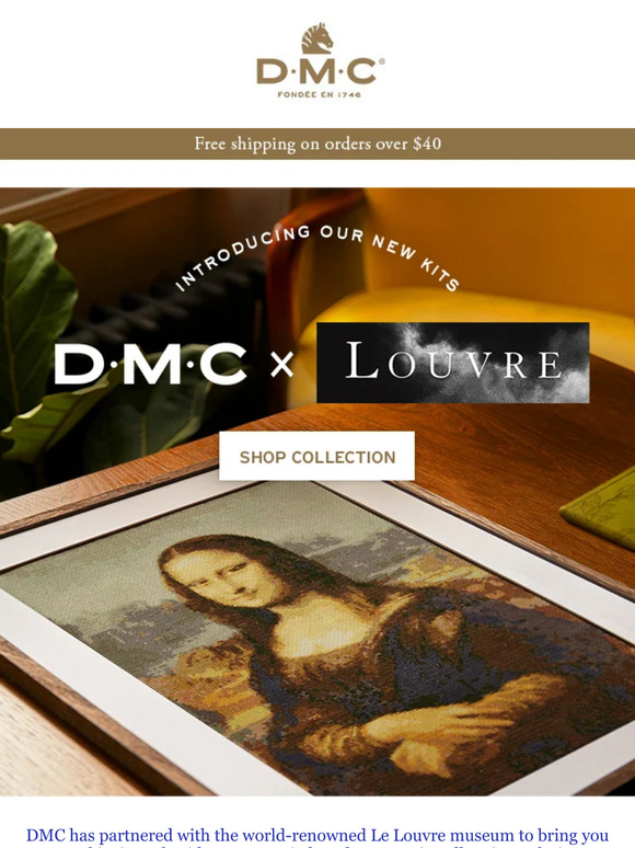 DMC: Introducing 12 new Le Louvre kits | Milled