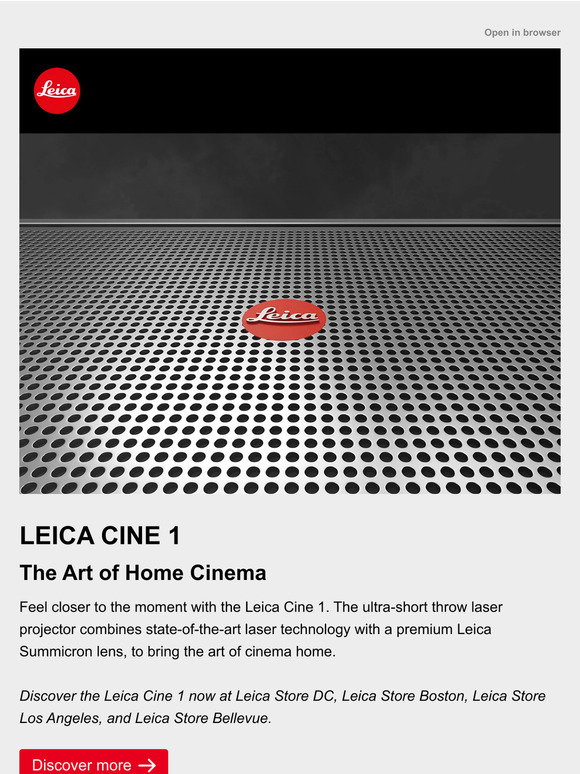 Leica: Leica Cine 1: Authentic Cinema Experiences | Milled