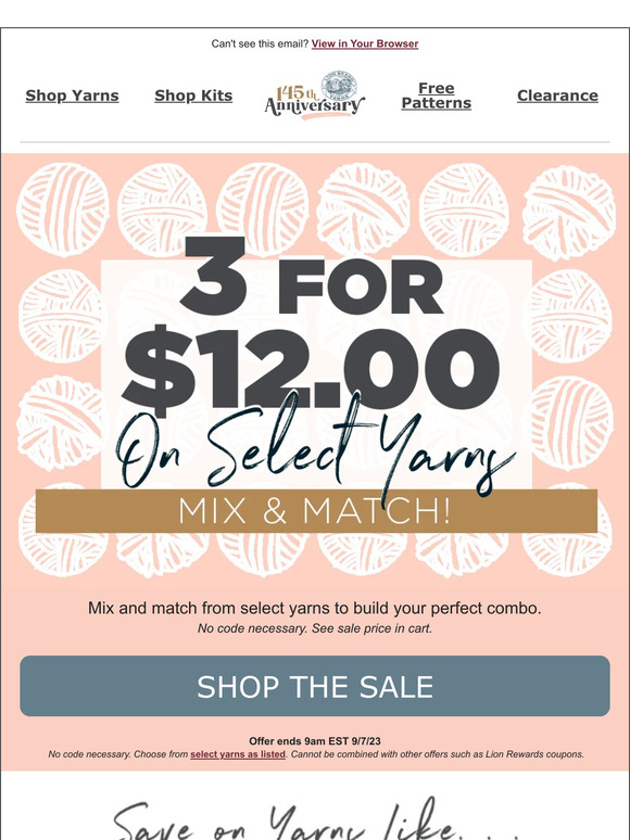 Lion Brand Yarn: Mix & Match | Milled