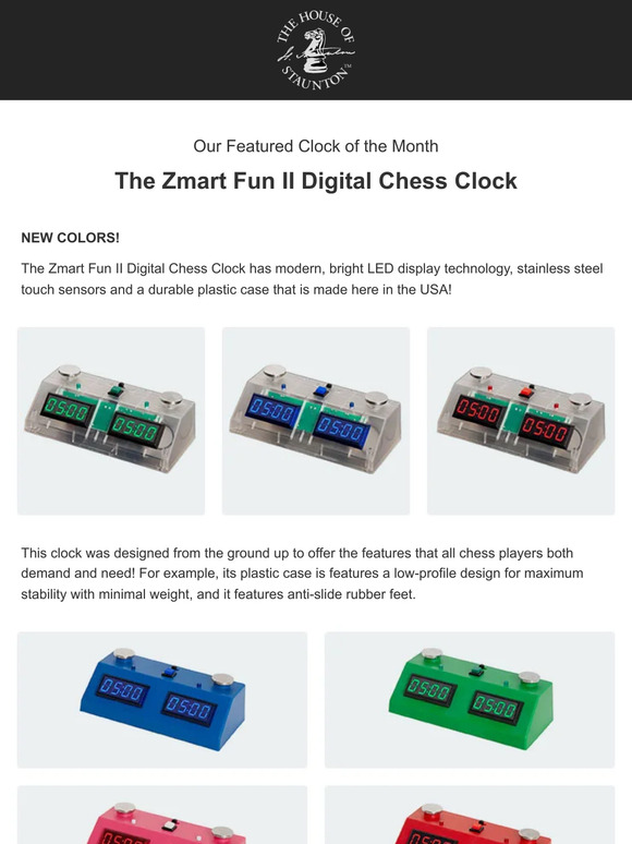 House of Staunton: Our Featured Clock of the Month - the Zmart Fun II ...