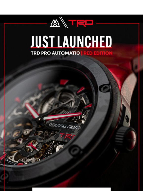 Original Grain: NEW WATCH: Made with Toyota Racing Development | Milled