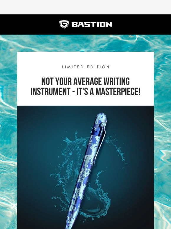 Bastion Gear: Côte d'Azur Titanium Bastion® Pen Drop Closing Soon! | Milled