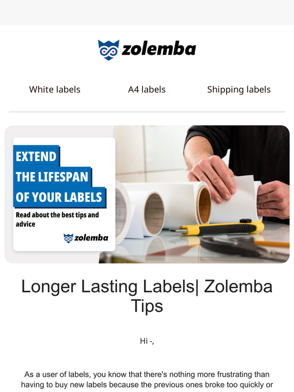 Zolemba: Are your labels breaking too easily? | Milled